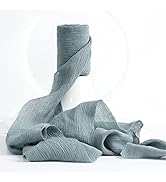 Amazon.com: HUIHUANG Dusty Blue Organza Ribbon 3 inch Blue Shimmer ...