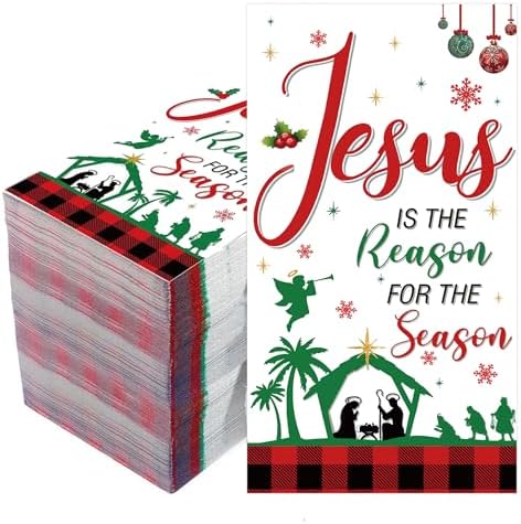 Amazon.com: BCCSNNM 100 Pcs Christmas bulk Napkins Disposable Long ...