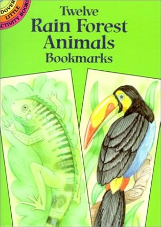 Twelve Rain Forest Animals Bookmark: Amazon.co.uk: Beylon ...