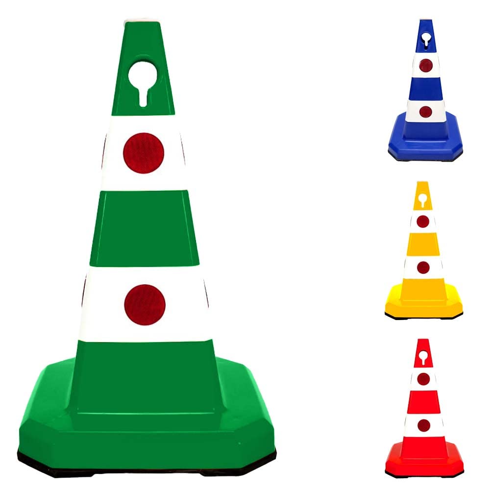 62CM Ultra Traffic Cone | Unbreakable Solid Body Reflective Traffic ...