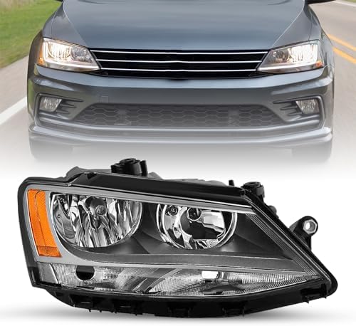 Amazon.com: SOCKIR Halogen Headlight Assembly Fit for 2011-2018 VW ...
