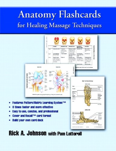 Anatomy Flashcards for Healing Massage... by Johnson, Rick A.