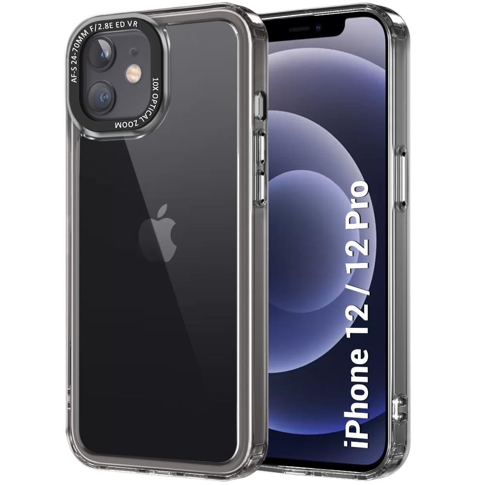 TheGiftKart Hybrid Shockproof Back Cover Case for iPhone 12/12 Pro ...