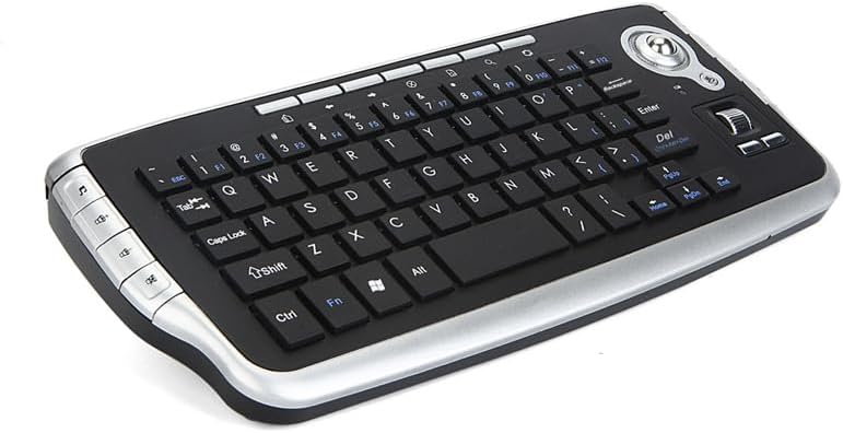 Amazon.com: JOMAA Mini Ergonomic Keyboard Trackball Air Mouse 1200dpi ...