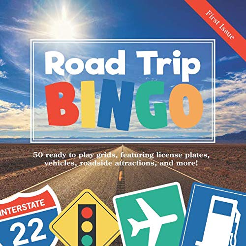 Road Trip Bingo: First Issue: 50 Ready to Play Grids, Featuring License ...