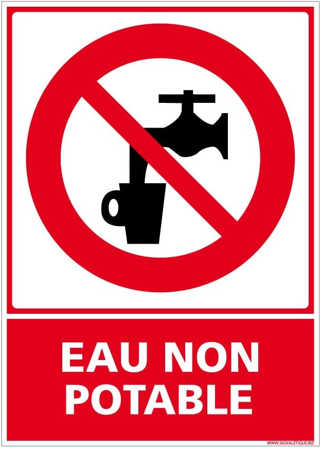 Non-Drinking Water Sign No Drinking Water Sign, Non-Drinking Water ...
