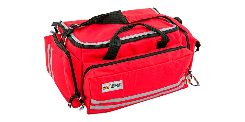 REXPONDER Botiquín Vacío Rojo de Primeros Auxilios. Ideal para Brigadas ...