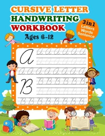 Cursive Letter Handwriting Workbook for Kids: Learn the Cursive ...