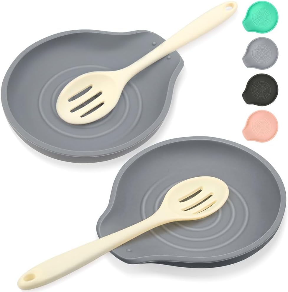 Amazon.com: iNeibo Spoon Rest, 5 Inches Large Ceramic Spoon Holder for ...
