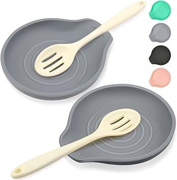 Amazon.com: LOMILD 6.1" Large Spoon Rest for Stove Top, Silicone Spoon ...