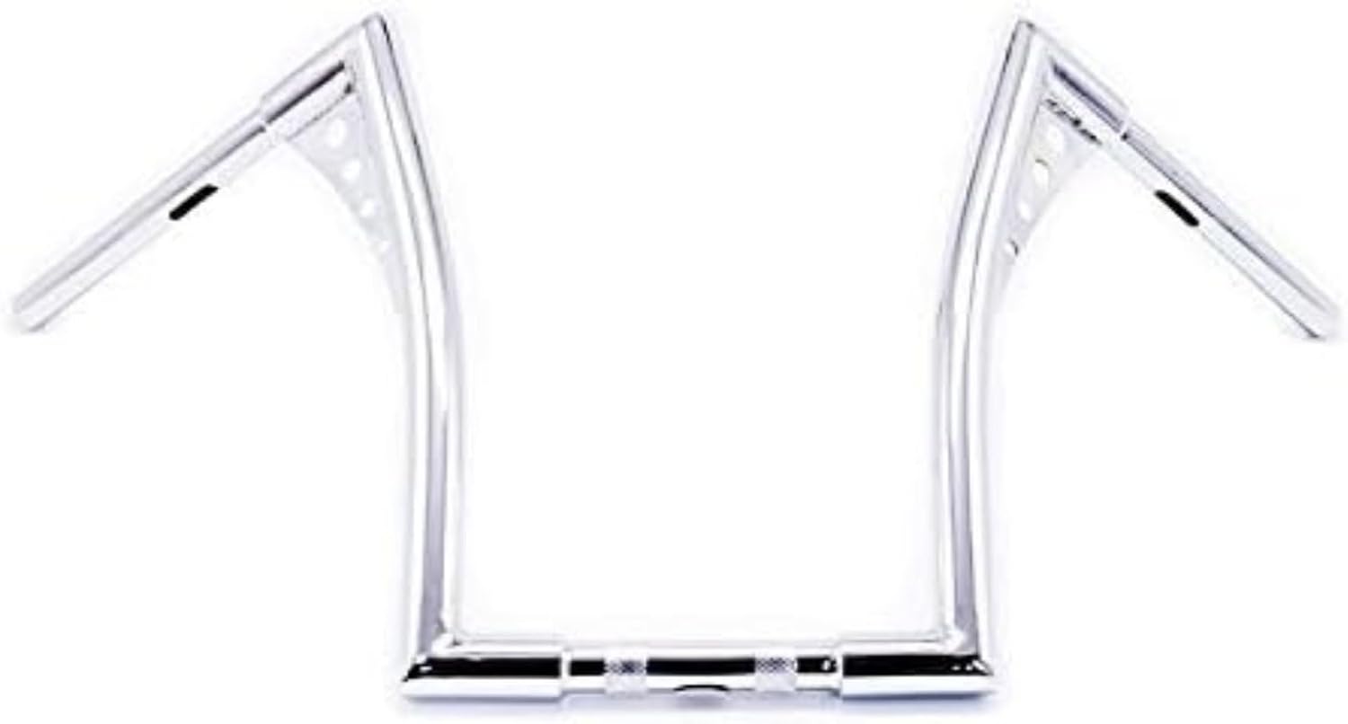 Amazon | Yubbuio ハーレー用ハンドル改造、10インチ/12インチ/14インチ/16インチ883、883n、883XL、1200ソフトテール用 (12 '',シルバー ...