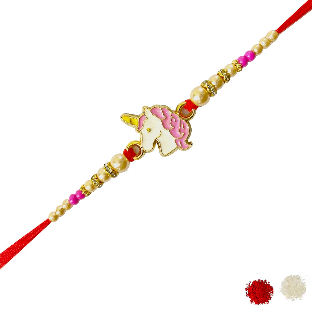 Buy Fabdrap - Cute Unicorn Rakhi for Kids Baby Brother/Sister - Rakhi ...