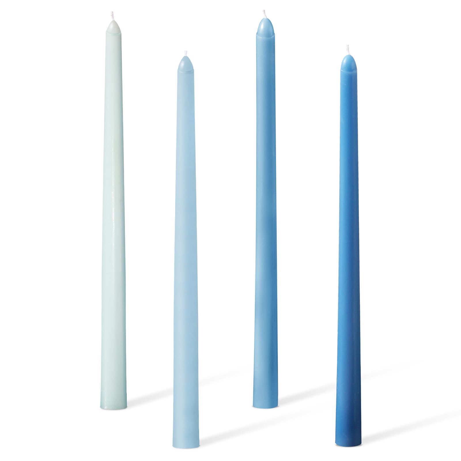11.81'' 4pcs Taper Candles Sticks, Long Tall Thin Candles Unscented ...
