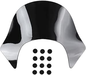 Amazon.com: FLPRO Black Lip Fairing Windshield Windscreen Compatible ...