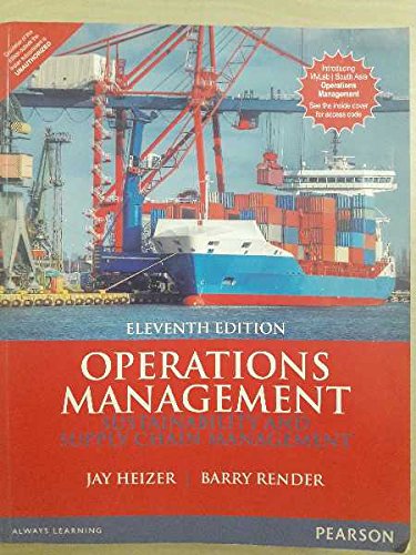 Operations Management,11th Edition by Jay Heizer : Amazon.in: Books