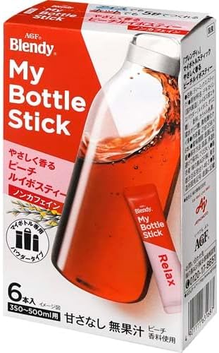 Amazon | 味の素AGF マイボトルスティックやさしく香るピーチルイボスティー 6本入 | 味の素AGF | インスタント・スティック 通販