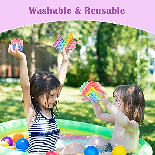 Snapklik.com : Popping Sound Fidget Toy Rainbow Unicorn Push Bubble ...