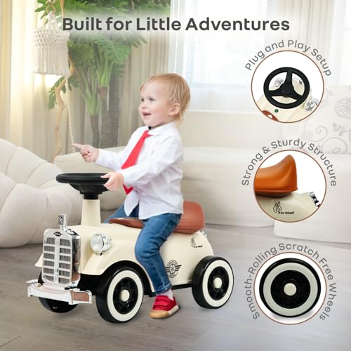 R for Rabbit Speedster Royal Ride on Car for Kids, Baby Vintage Looks ...