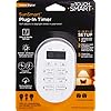 myTouchSmart Simple Set 7-Day Digital Timer, 2 Grounded Outlet Timer ...