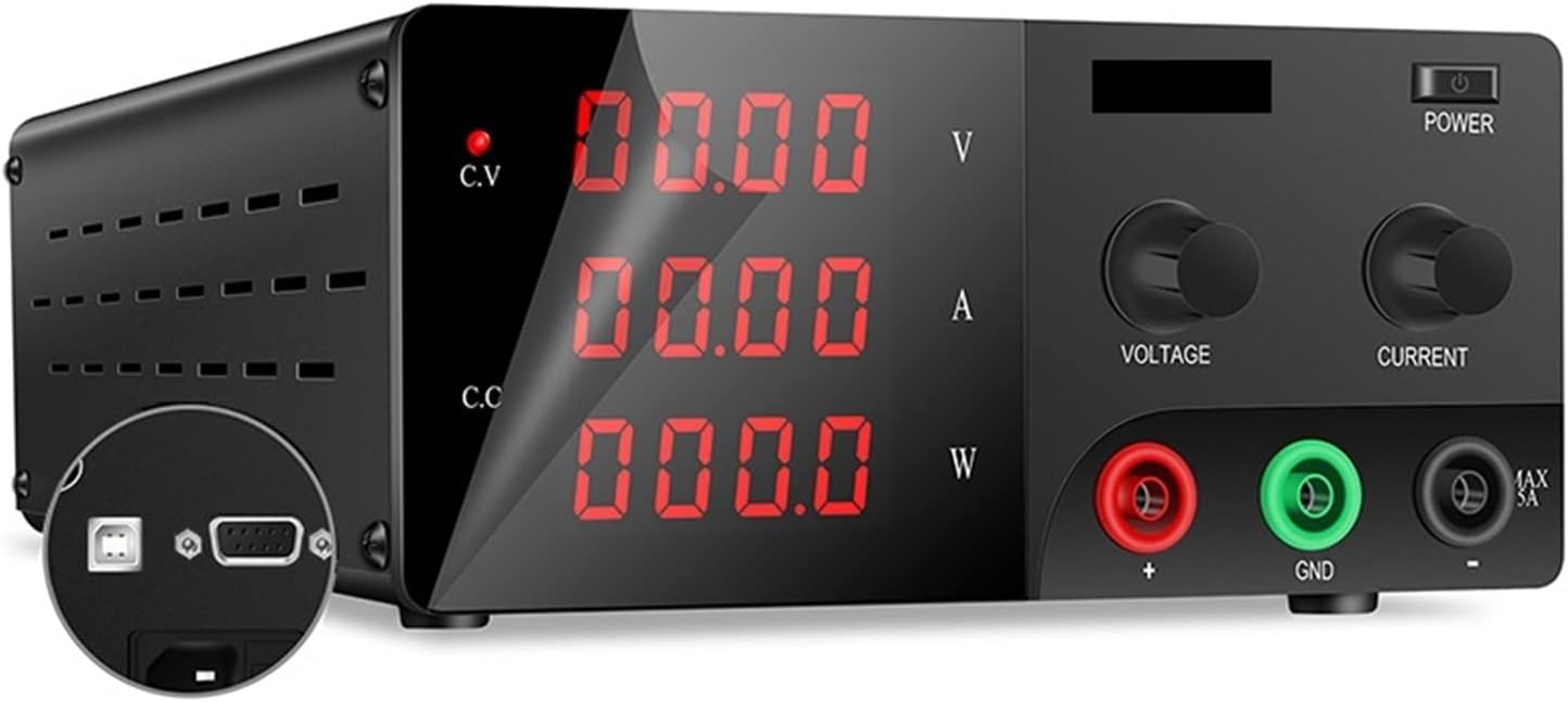 Amazon.com: dc Power Supply 400V 500V 600V 4Digits DC Lab Switching ...