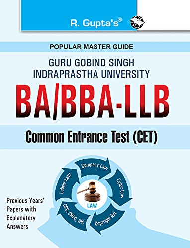 Buy Guru Gobind Singh Indraprastha University (GGSIPU) BA/BBA - LLB ...