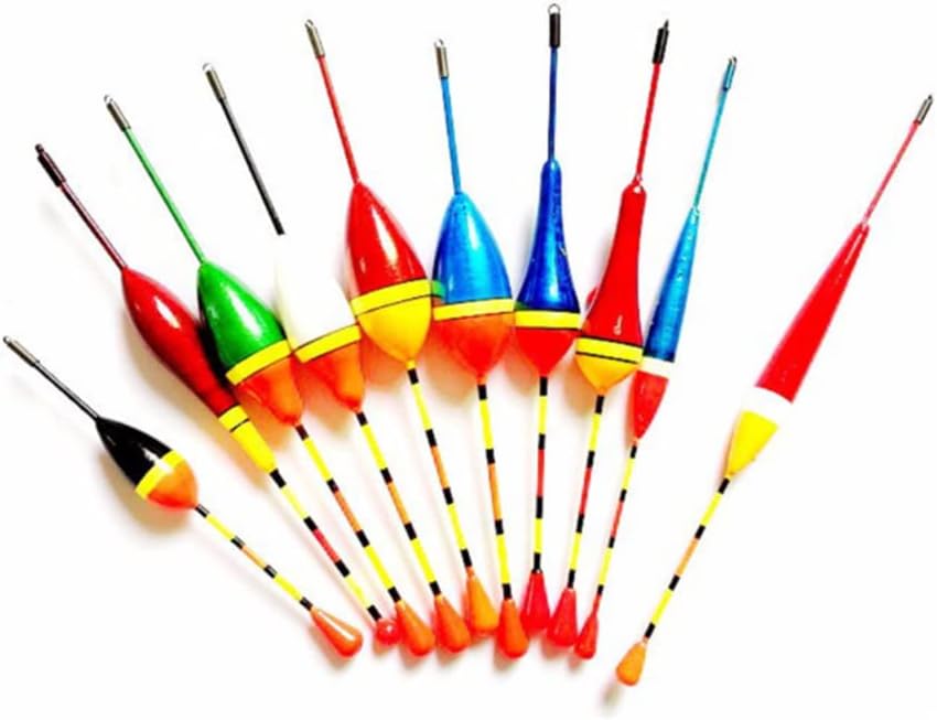 10 Pcs Colorful Foam Fishing Floats Set - Tackle Accessory for Most ...