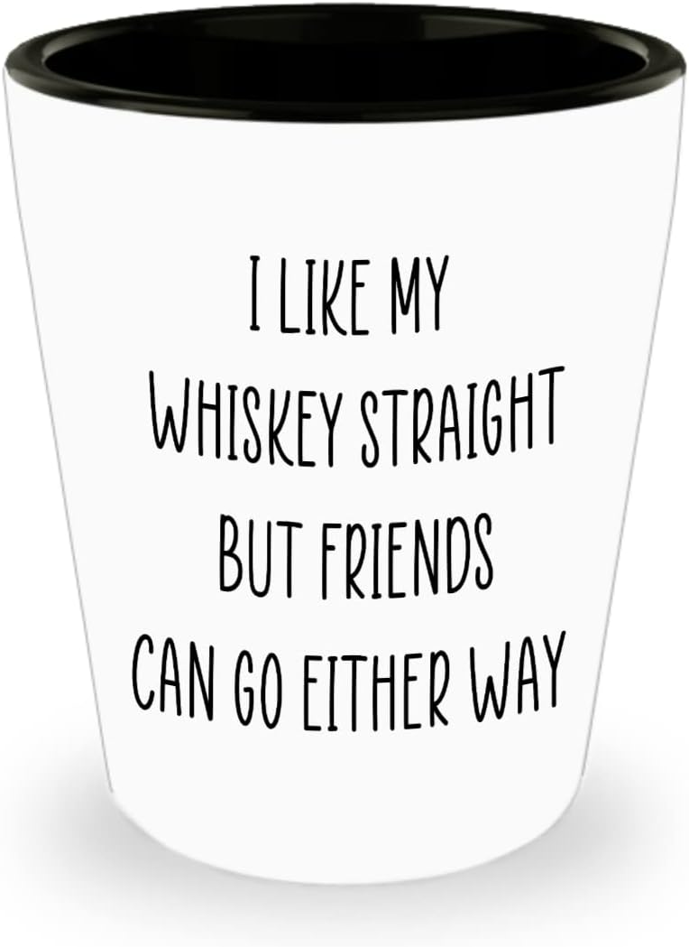 Amazon.com | LGBT, LGBTQ, Non Binary, Lesbian Gift Shot Glass, Pronoun ...