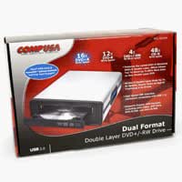 Amazon.com: CompUSA 16x DVD±RW DL USB 2.0 External Drive (Black ...
