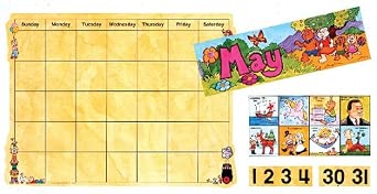 Buy Teddy Bear All-year Calendar Bulletin Board Set Book Online at Low ...
