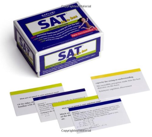 Kaplan SAT in a Box: Kaplan: 9781419591174: Amazon.com: Books