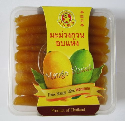 Amazon.com: Mango Sheet : 120g Dried Mango Preserved. : Grocery ...
