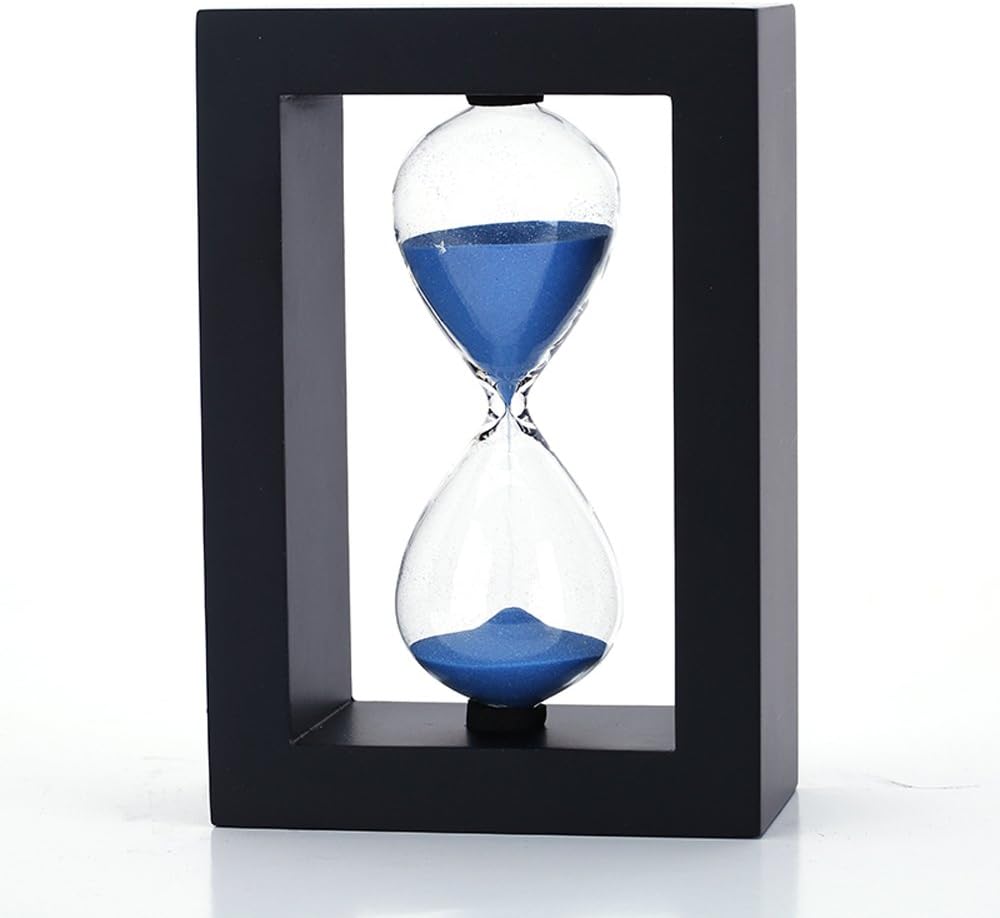 Amazon.com : Hourglass Sand Timer - 30 Minute White Sand, 5.5 inch ...