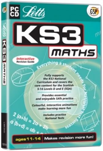 Letts KS3 Maths Interactive Revision Guide (Ages 11-14) (PC) : Amazon ...