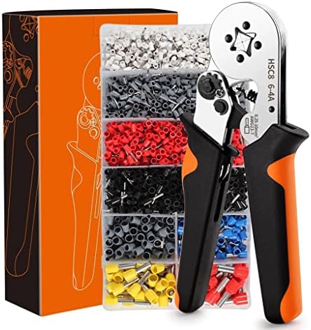 HASTHIP® Wire Terminals Crimping Tool Kit with 600PCS Male/Female Wire ...