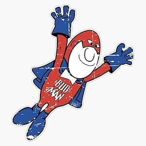 Amazon.com - Budman Classic Bumper Sticker Vinyl Decal 5"