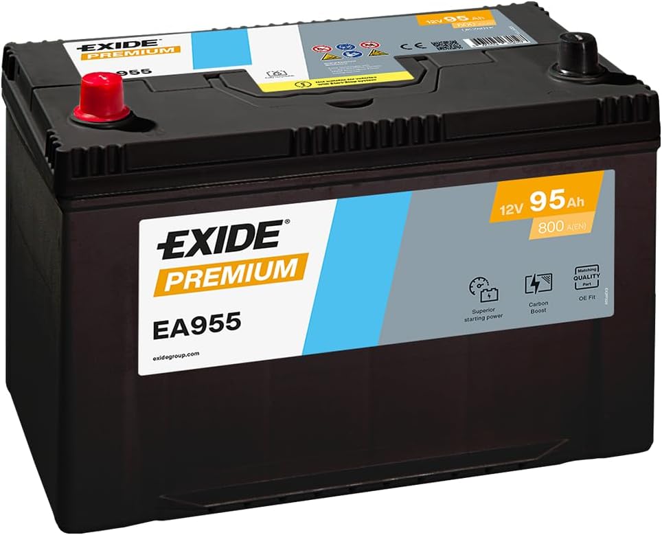 Exide 250Se EB955 Car Battery 95 Ah : Amazon.co.uk: Automotive
