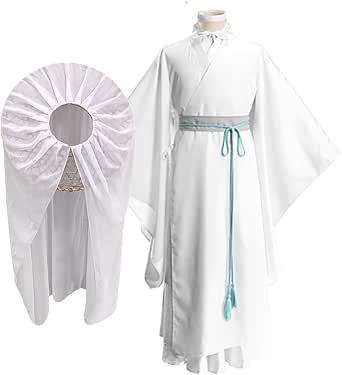 Amazon.com: Xie Lian Cosplay Costume Hua Cheng Chinese Hanfu with Hat ...