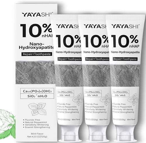 Amazon.com: Nano-Hydroxyapatite Toothpaste – 10%-Hydroxyapatite ...