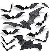 Amazon.com: DIYASY Bats Wall Decor, 120 Pcs 3D Bat Halloween Decoration ...