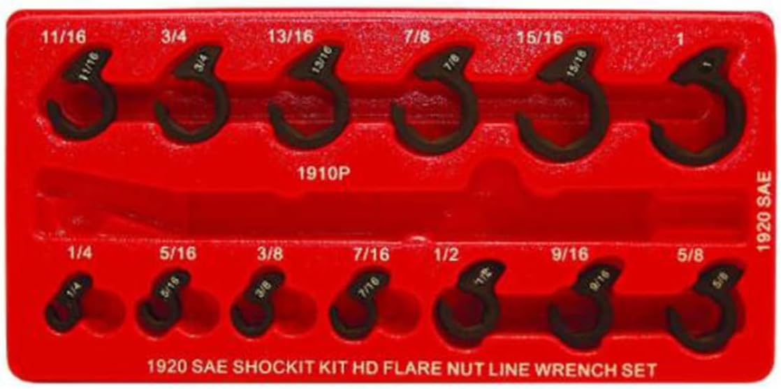 Amazon.com: LTI TOOLS SAE Shockit Line Socket Wrench Set 14-Piece ...