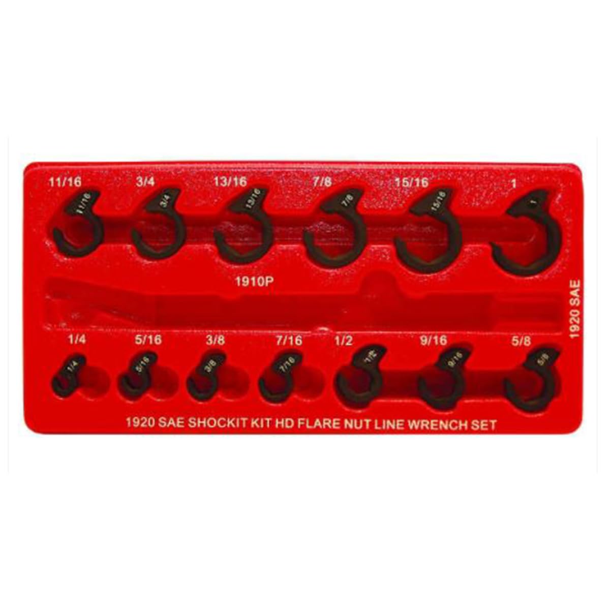 LTI TOOLS SAE Shockit Line Socket Wrench Set 14-Piece, Automotive ...