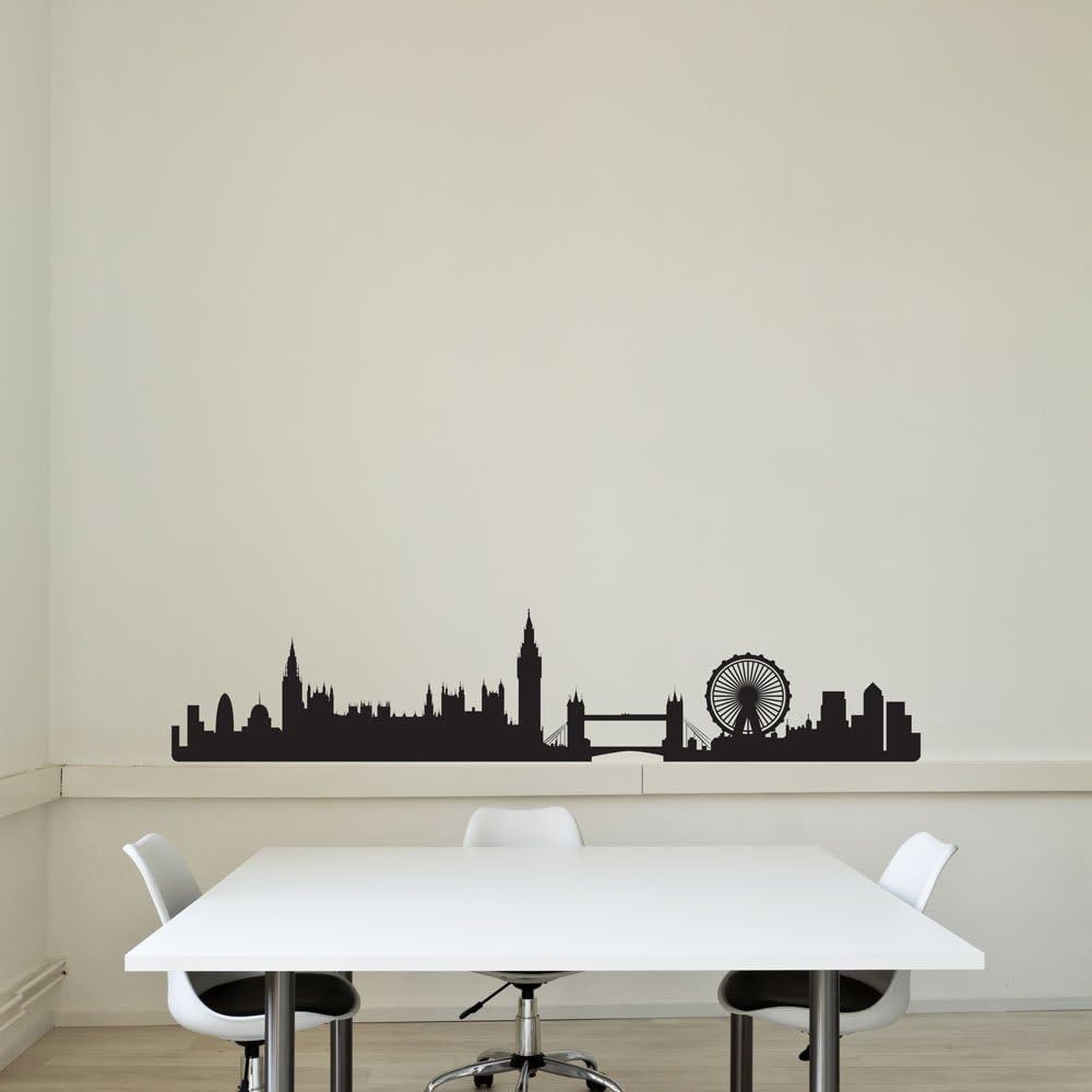 London City Skyline Vinyl Wall Art Decal – BigaMart