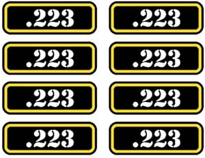 Amazon.com: (8X) .223 Ammo Can Sticker Set Decal Molon Labe Bullet 223 ...