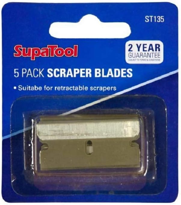 SupaTool Scraper Blades 5 Piece : Amazon.co.uk: DIY & Tools