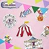 Amazon.com: Glodecart 40PCS Carnival Circus Cutouts for Carnival ...