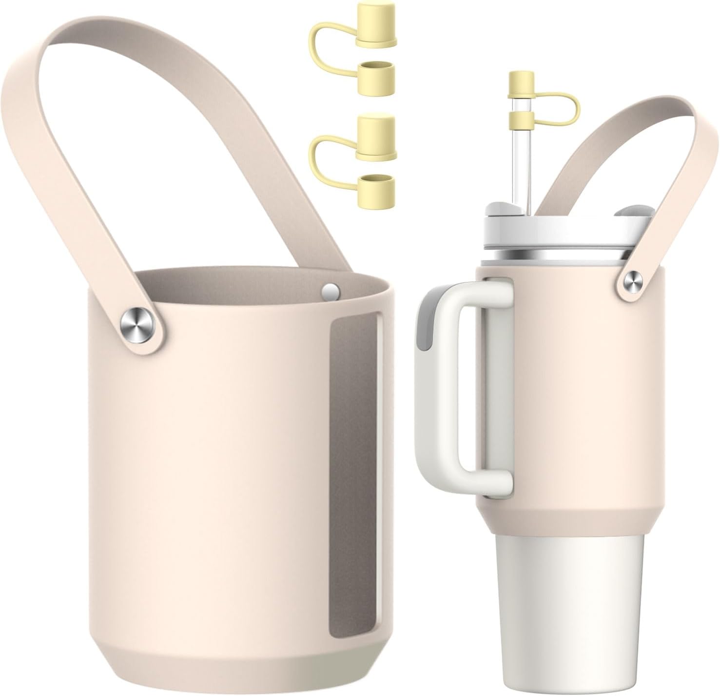 Amazon.com: Stanley Carrier Bag,PU Leather Water Bottle Holder with ...