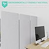 Amazon.com: Soundproof Room Divider with Wheels, 66in Office Dividers ...