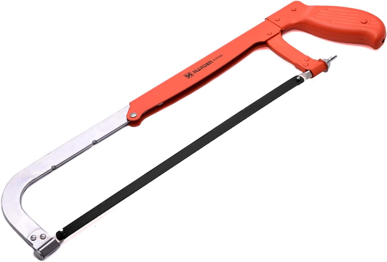 STANLEY 15-265-23 Rubber Grip Hacksaw with Adjustable frame (Black ...