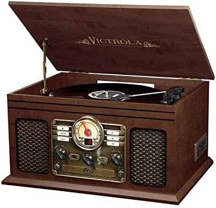 Amazon.com: Victrola Nostalgic 6-in-1 Bluetooth Record Player ...