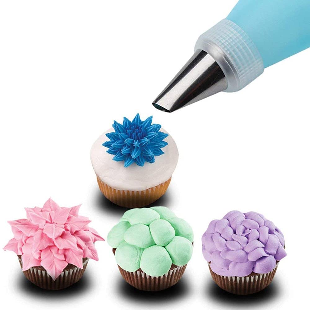 Snapklik.com : 55 Stainless Steel Nozzle DIY Cake Decorating Tip Set ...